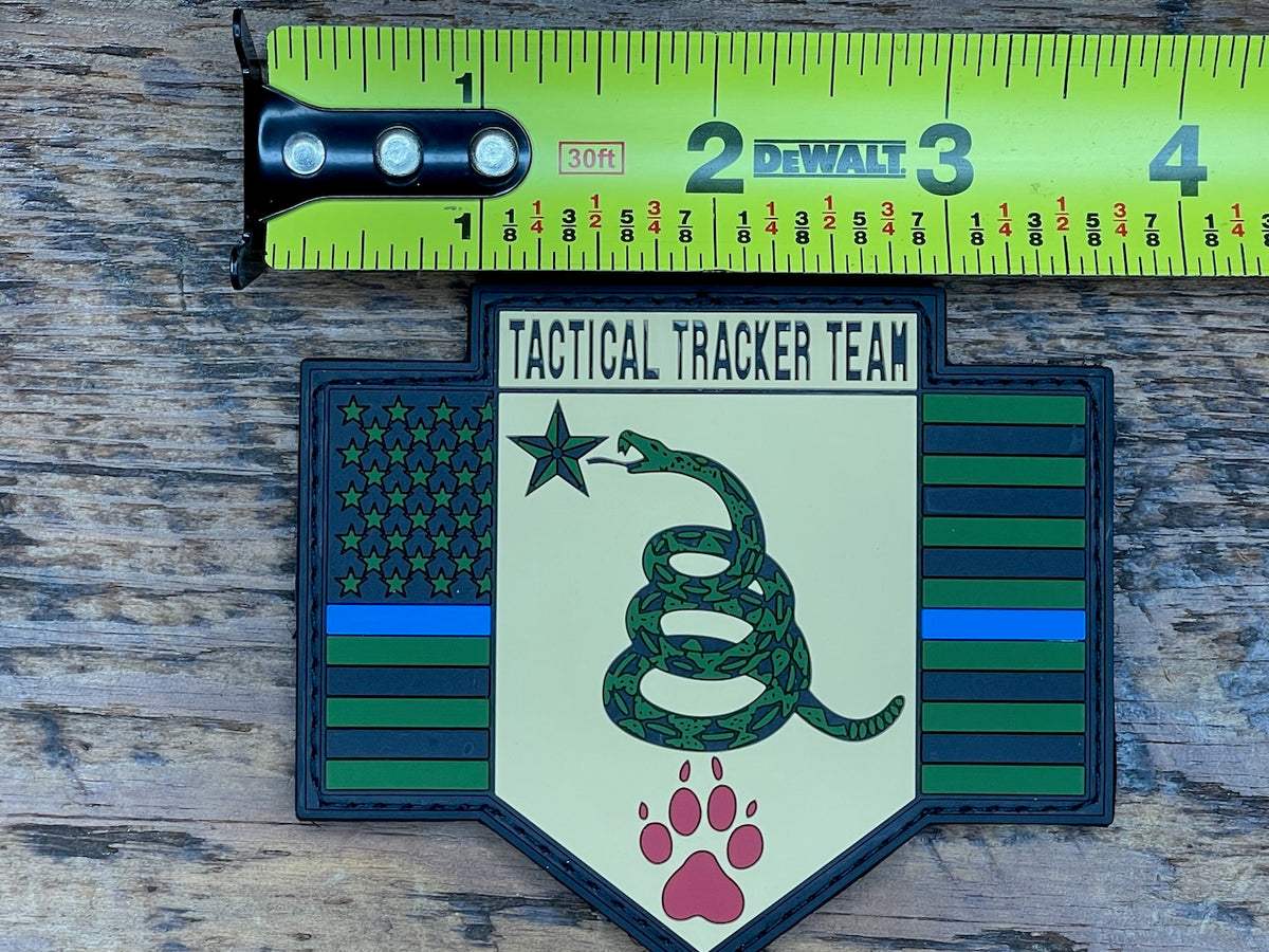 Tactical Tracker Team Flag & Rattler Patch Mini PVC – Georgia K9